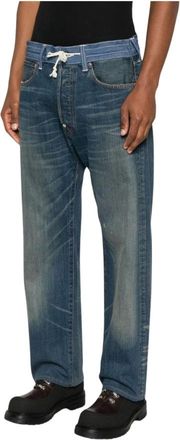 Junya Watanabe Homme, Jeans, Bleu, Taille: L Jeans &agrave; Cordon de Serrage