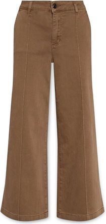 Elena Miro Femme, Pantalons, Brun, Taille: 48 FR Pantalon Marini&egrave;re &Eacute;court&eacute;