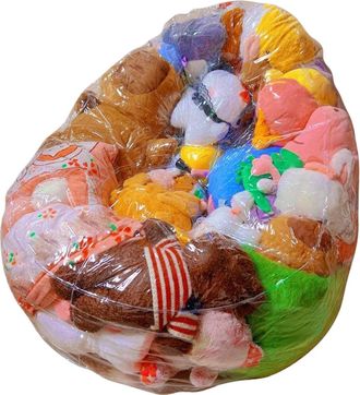 Generic Sitzsack-Bezug zur Aufbewahrung von Pl&uuml;schtieren - Bequemer Sofa-Schutz f&uuml;r Kinder, Jugendliche und Erwachsene - Pl&uuml;schtiere f&uuml;r Kinderzimmer, Spielzi