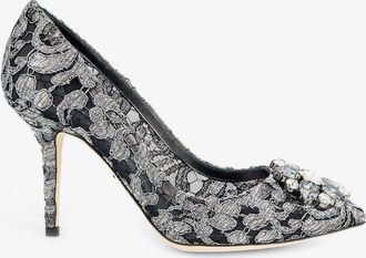 Dolce & Gabbana Bellucci lurex lace pimps - DOLCE & GABBANA - gender_Woman