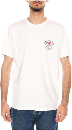Wrangler Homme, Tops, Blanc, Taille: XL Regular Small Americana Tee