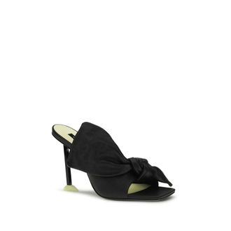 Givenchy Womens Black Lamb Ovis Aries Mules