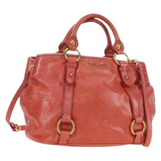 Miu Miu Sac &agrave; main Pre-owned - Femme - Pre-owned - Rose - Taille: ONE Size