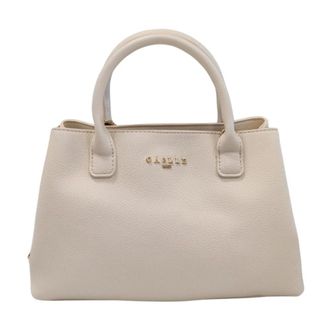 Ga&euml;lle Paris Wei&szlig;e Kunstleder-Schultertasche - - Bags - Damen - Wei&szlig; - ONE SIZE
