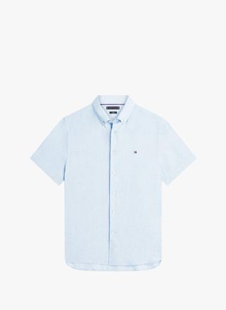 Tommy Hilfiger Chemise droite &agrave; logo en lin
