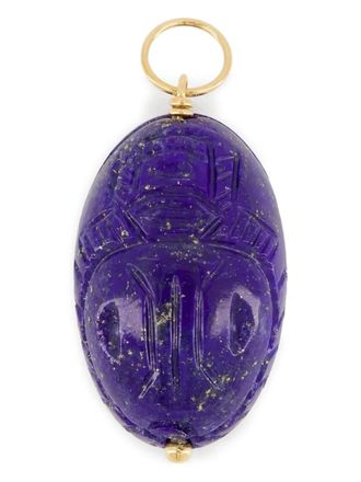 Aurélie Bidermann pendentif Scarabee en lapis lazuli - Or