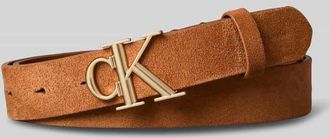 Calvin Klein G&uuml;rtel aus echtem Leder mit Logo-Detail