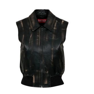 Diesel Damen, Jacken, Schwarzk, MGr&ouml;&szlig;e