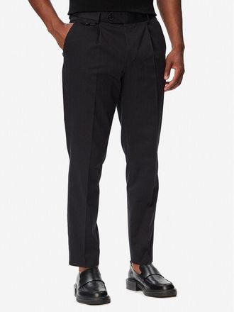 HUGO BOSS Stoffhose H-Perin 50567533 Dunkelblau Tapered Fit
