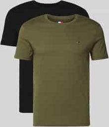 Tommy Jeans Slim Fit T-Shirt aus reiner Baumwolle im 2er-Pack