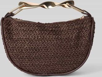 Jake*s Handtasche in Flecht-Optik mit kurzem Tragegriff