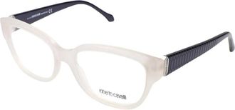 Roberto Cavalli Femme, Accessoires, Blanc, Taille: ONE Size Montures de lunettes en ac&eacute;tate