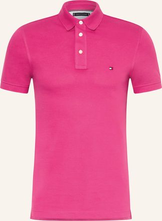 Tommy Hilfiger Piqu&eacute;-Poloshirt Slim Fit rot