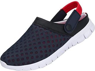 Saguaro Unisexe Chaussures de Plage Sandales Antidérapant Pantoufles Eté Respirantes Rouge 45 EU