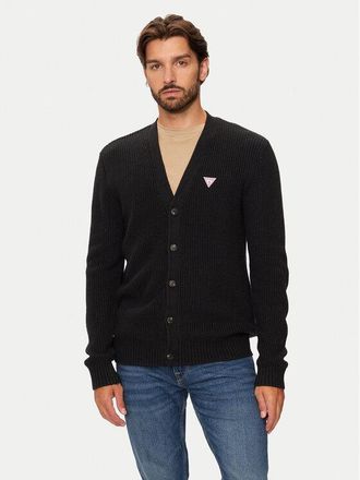 Guess Strickjacke M4BR36 Z3HN2 Schwarz Regular Fit