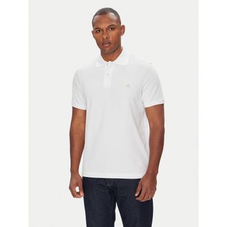 Moose Knuckles Poloshirt Everett M34MT712 Weiß Slim Fit