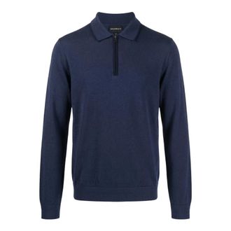 Emporio Armani Polohemd - - Tops - Herren - Blau - XL