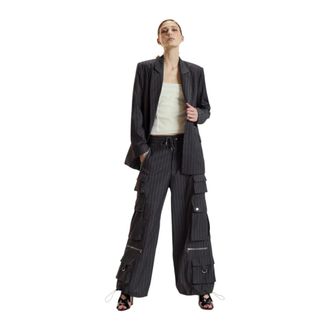 Cynthia Rowley Damen, Hosen, Grau, SGr&ouml;&szlig;e