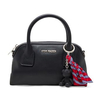 Steve Madden Steve Madden Melodie Small Dome Bag With Scarf Steve Madden Melodie Petit sac d&ocirc;me avec &eacute;charpe, Noir, Taille unique