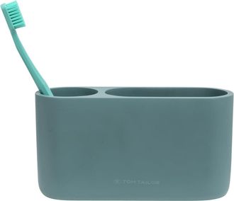 Tom Tailor Bad-Organizer, stilvolle Aufbewahrung aus langlebigem Kunststoff, ideal als Zahnb&uuml;rstenhalter oder Organizer f&uuml;r Kosmetik, dekoratives Zubeh&ouml;r f&uuml;r Bad