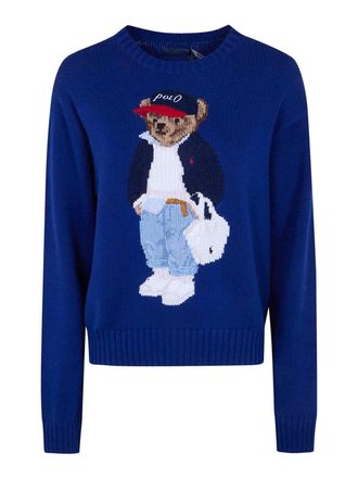 Polo Ralph Lauren Pull Col Rond - Bleu