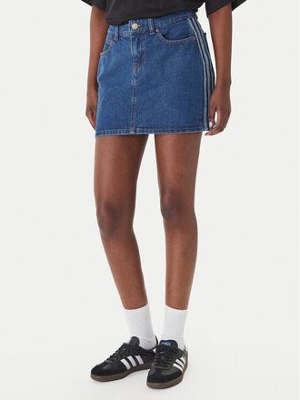 adidas Jeansrock 3-Stripes KD2901 Blau Regular Fit