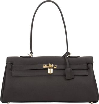 Estro & Luminara Femme, Sacs, Brun, Taille: ONE Size Sac Bandouli&egrave;re Selle