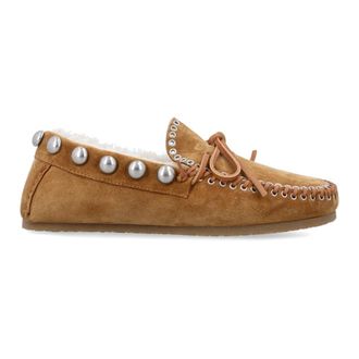 Isabel Marant Shearling Loafer Cognac Schuhe - - Shoes - Damen - Braun - 37 EU