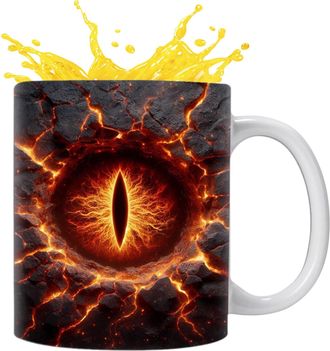 Generico Drachenglas - Drachenglas aus Stahl, Bierglas | Schreibtischdekoration, Teetassen mit Drachenaugen-Edelsteinen, einzigartige doppellagige Bierbecher m