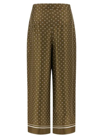 Max Mara Womens Bicolor Silk Casual Pants