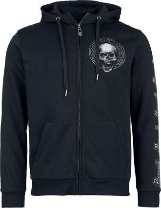 Black Premium by EMP Herren Schwarze Kapuzenjacke mit K&auml;ngurutaschen XXL