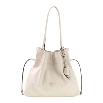 Guess Karima Drawstring Tote - - Bags - Damen - Wei&szlig; - ONE SIZE