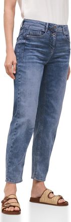 Cecil Damen 3716629 Ballon Fit Jeans, Authentic Used wash, 30W x 28L