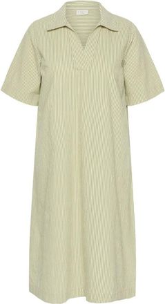 Kaffe Curve Femme, Robes, Vert, Taille: 54 FR Robe Chemise