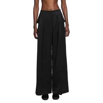 Simone Rocha Back Bow Wide Leg Trousers
