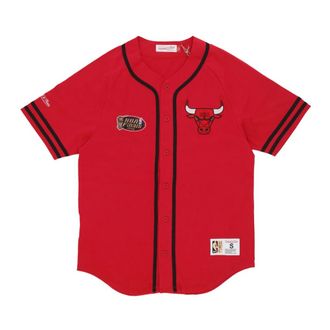 Mitchell & Ness Chicago Bulls NBA Jacke Vintage Stil - - Sport - Herren - Rot - XS