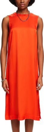 Esprit Damen 034ee1e333 Kleid, 880/Bright Orange, X-Large