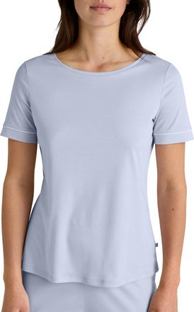 CALIDA Favourites T-Shirt Damen, aus Supima-Baumwolle, weich, langlebig und pflegeleicht, lockere Passform