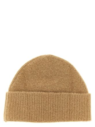Ami Ami de Coeur Embroidered Beanie - Camel