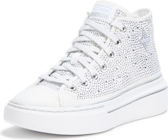 Skechers Womens Cordova Classic-Glitz N Glam Sneaker, Silber, 39.5 EU