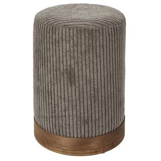 The Home Deco Factory HD0272, Cotele Scott Taupe Pouf, Weichheit, Möbel, Sitz, Pouf und Bodenkissen, 30x40x30 cm, Sitzhöhe 40 cm, Taupebraun