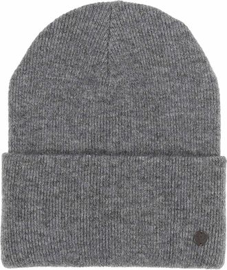 Fraas Damen Mütze - warme Beanie mit Rippenmuster - Sustainability Edition Grau