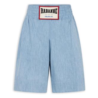 Paco Rabanne Damen, Shorts, Blau, 2XSGr&ouml;&szlig;e