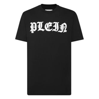 Philipp Plein Rundhals-T-Shirt Gothic - - Tops - Herren - Schwarzk - 4XL
