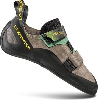 La Sportiva Homme Aragon Chaussons descalade, Clay-Jasmine Green, 41