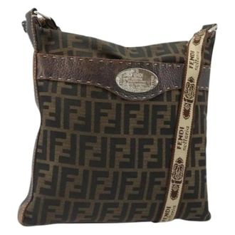 Fendi Pre-owned Vintage Zucca Canvas Shoulder Bag - - Pre-owned - Damen - Braun - ONE SIZE