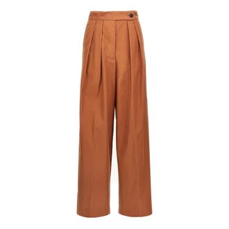 Dries Van Noten Pamplona Baumwollhose - - Trousers - Damen - Braun - 2XS