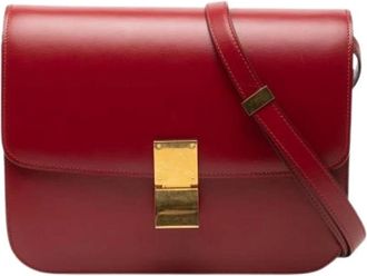 Celine Sac bandouli&egrave;re vintage Pre-owned - Femme - Pre-owned - Rouge - Taille: ONE Size