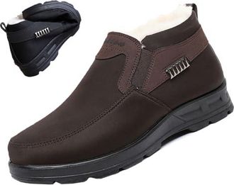 Generic Bottes de neige orthop&eacute;diques chaudes pour homme, bottes de neige &agrave; semelle souple pour homme, chaussures habill&eacute;es d&eacute;contract&eacute;es, chaussures de march