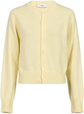 Dunst Cardigan droit col rond boutonn&eacute;